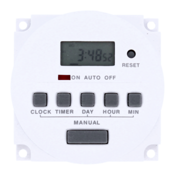 TH857 | Digital 7-day timer, DIN rail mount, 230Vac | by CDVI